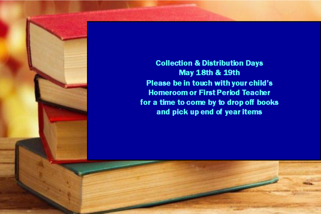 Collection and Distribution Banner - Bethel Christian Academy