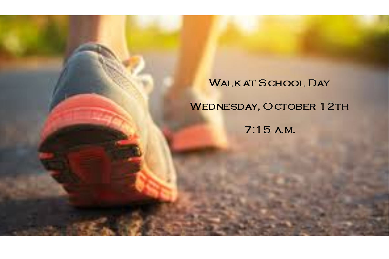 Walk at School Banner - Bethel Christian Academy